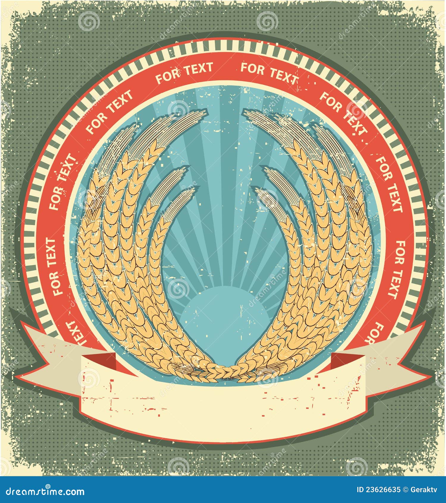 Wheat symbol of label stock vector. Illustration of wheat - 23626635