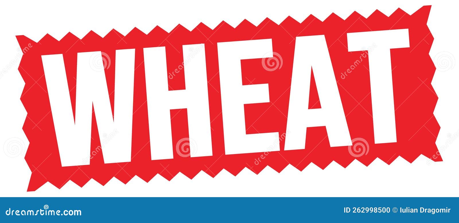 WHEAT Text Written on Red Stamp Sign Stock Illustration - Illustration ...