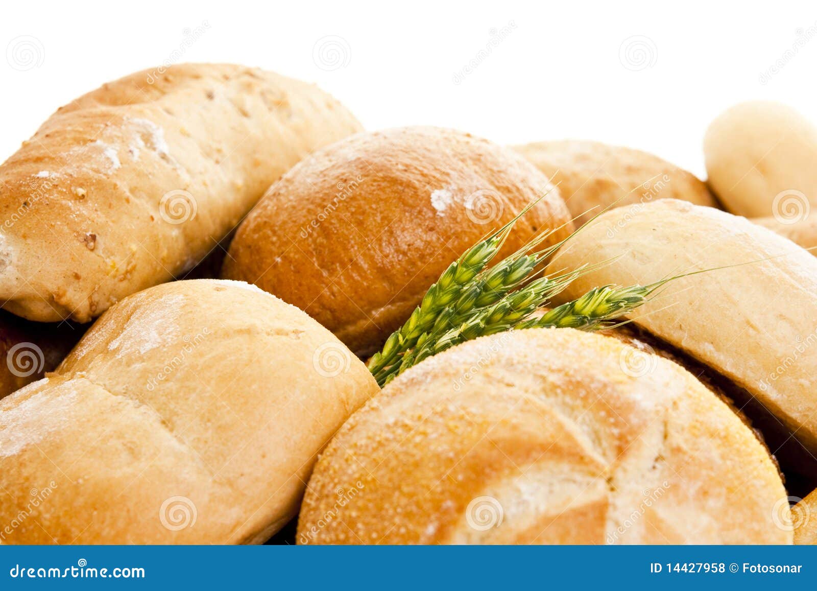 Wheat And Various Types Of Bread Stock Photo - Image of flour, crunchy ...