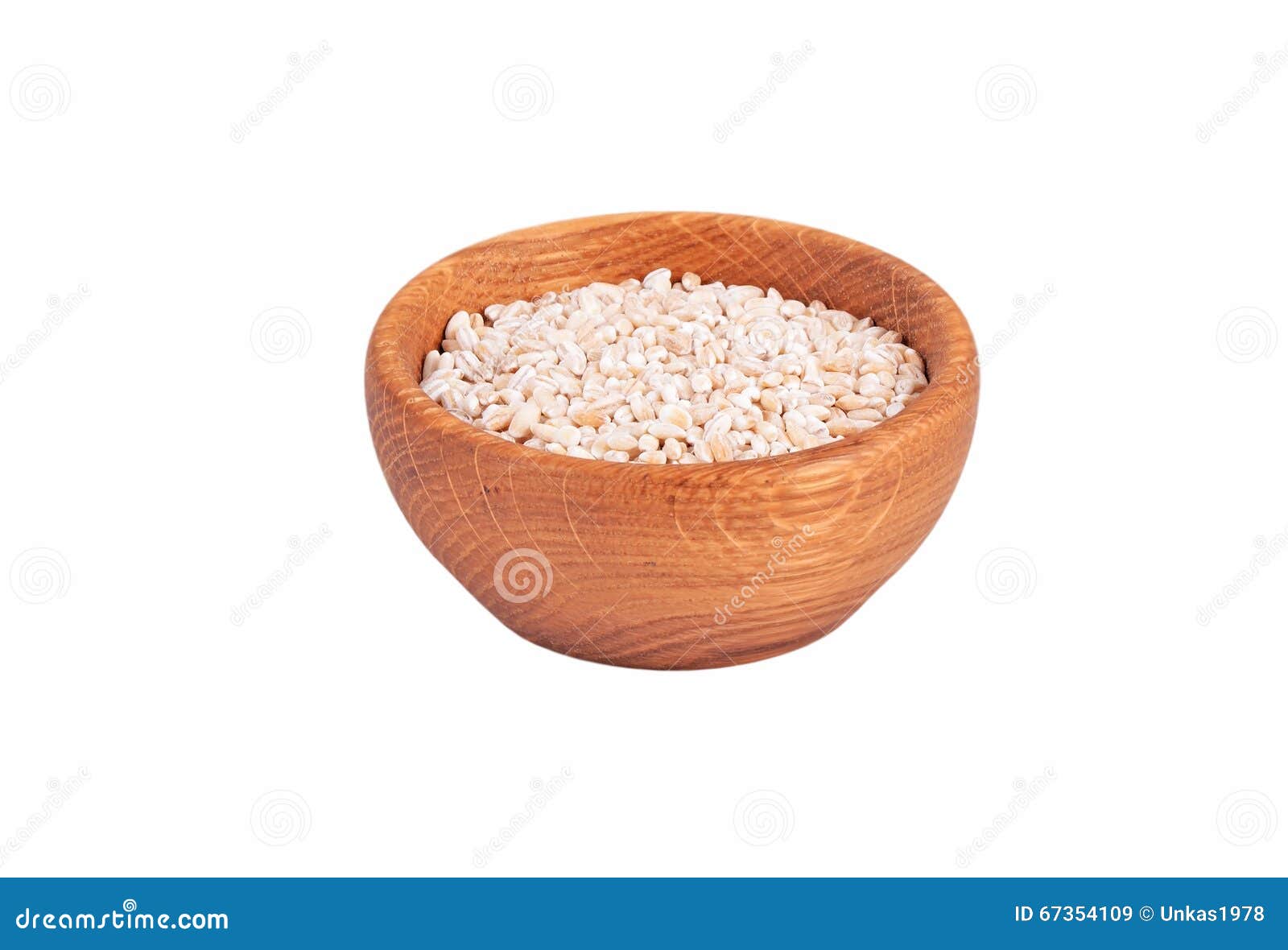 Wheat in a wooden bowl stock image. Image of calorie - 67354109