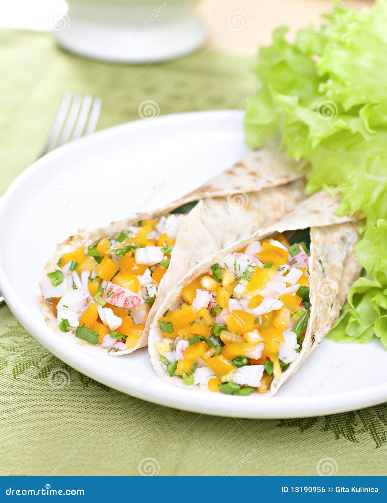 Wheat wraps. stock photo. Image of fried, meat, pita - 18190956