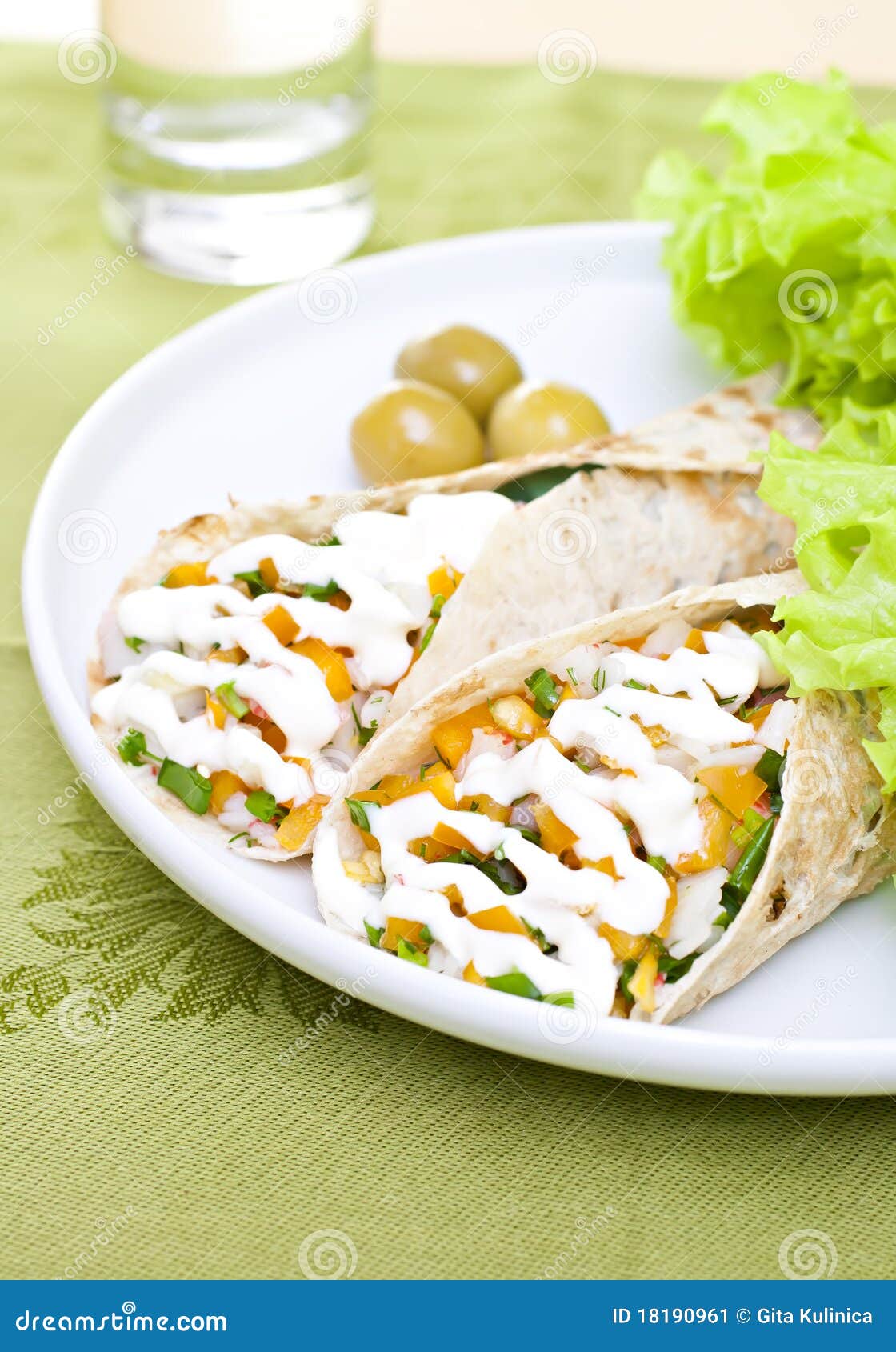 Wheat wraps. stock image. Image of meal, food, pita, tortilla - 18190961
