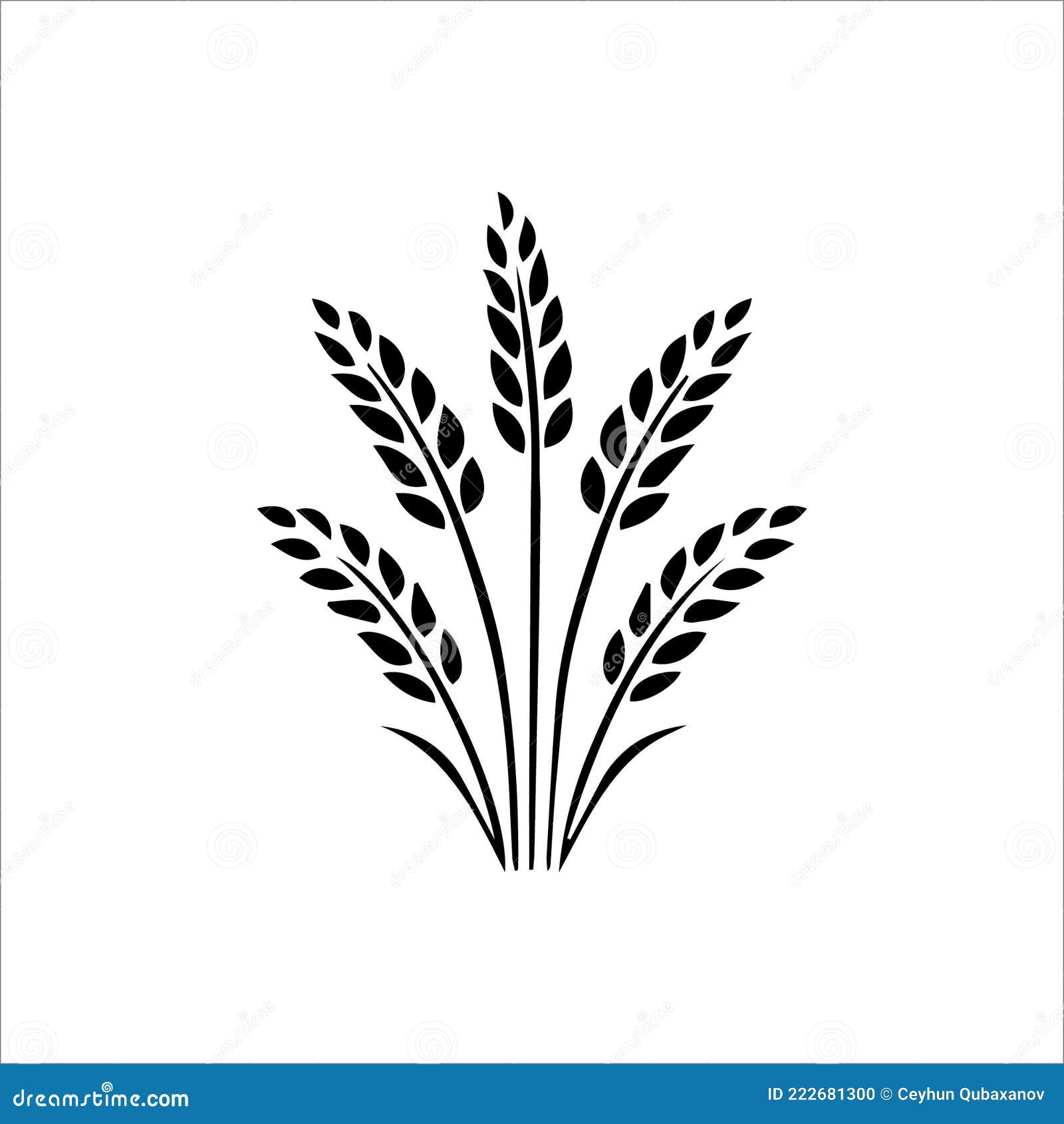 Set Of Wreaths,wheat Circular Laurel Heraldry Vector Illustration ...