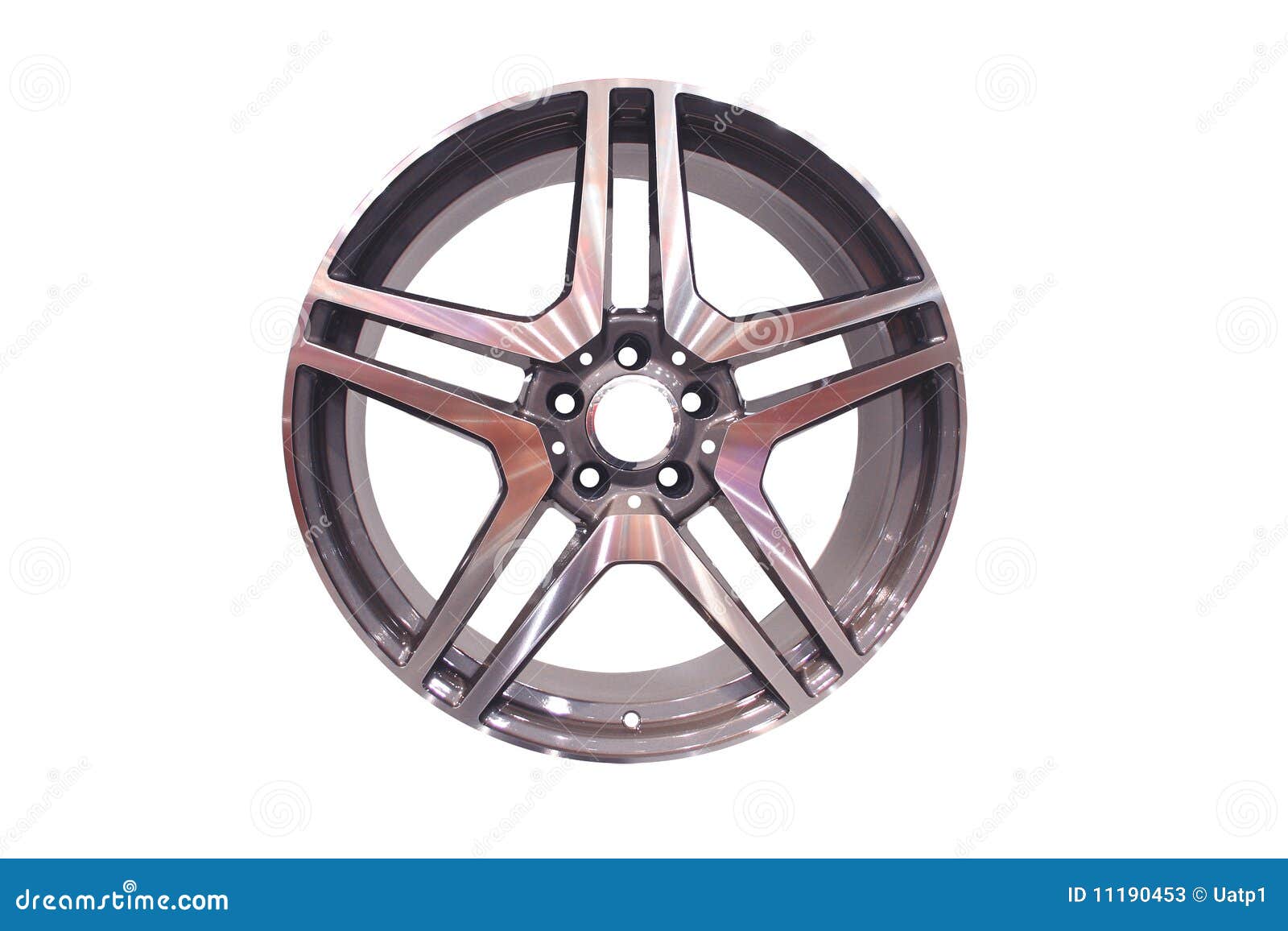 Wheel stock image. Image of chrome, disk, automobile - 11190453