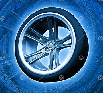 Wheel stock photo. Image of closeup, machine, tire, design - 510168