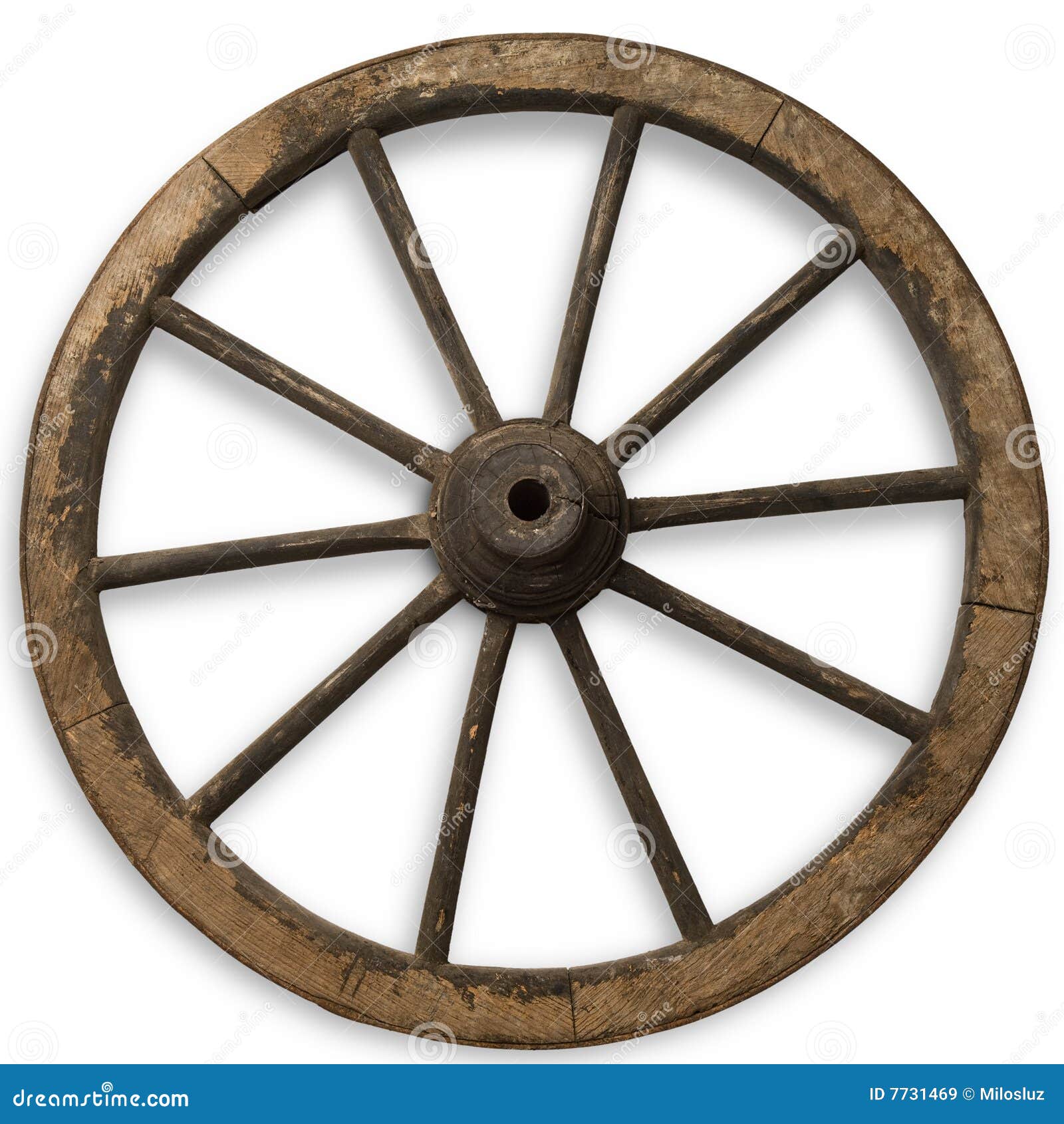 Wheel stock image. Image of isolated, wood, circular, round - 7731469