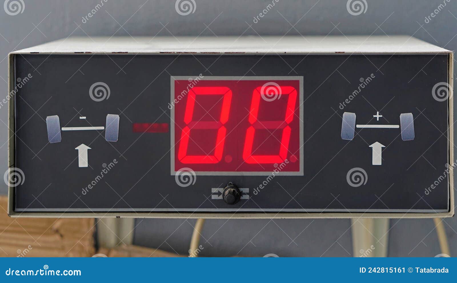 Wheel alignment device stock image. Image of service - 242815161