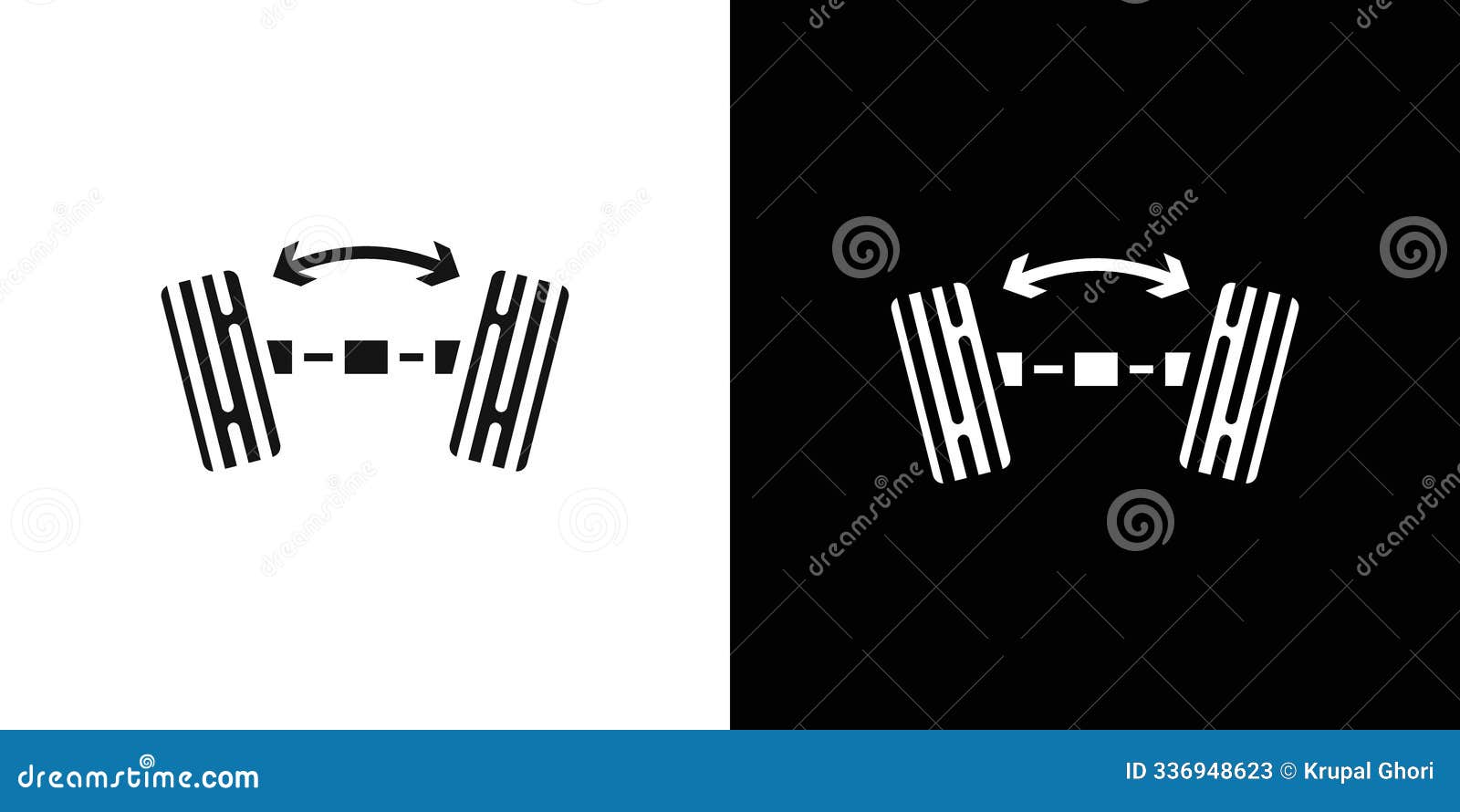 Wheel Alignment Icon Logo Sign Set Vector Outline | CartoonDealer.com ...
