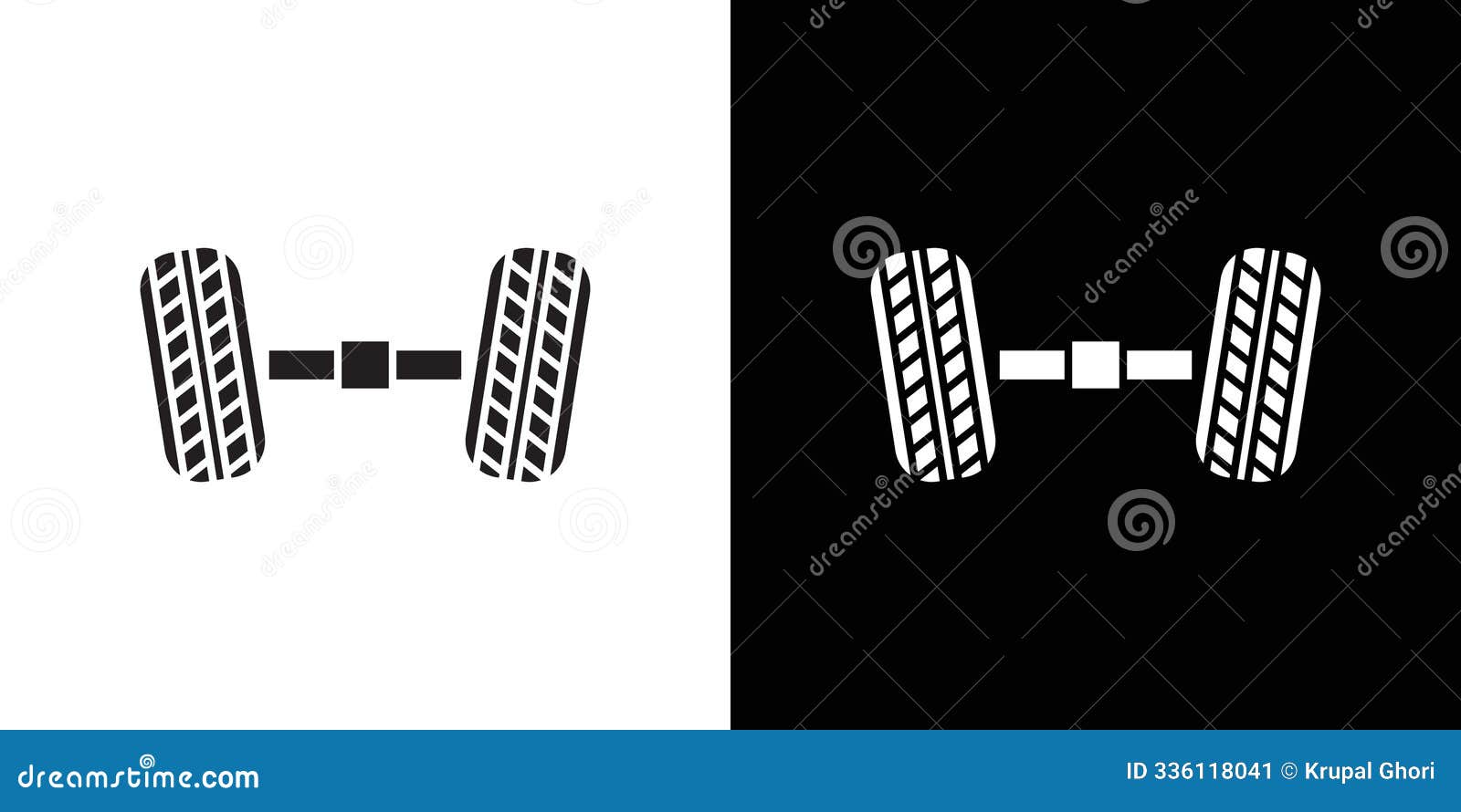 Wheel Alignment Icon Vector Flat Thin Line Illustration Stock Vector - Illustration of white ...