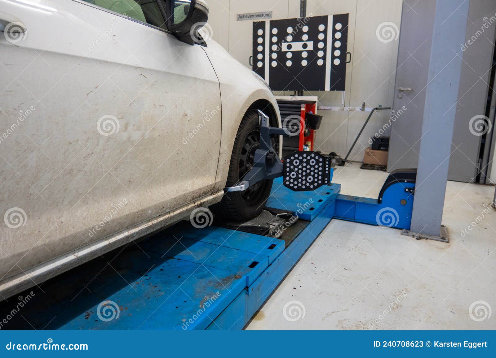 Wheel Alignment with the Latest Laser Technology is Carried Out in a ...