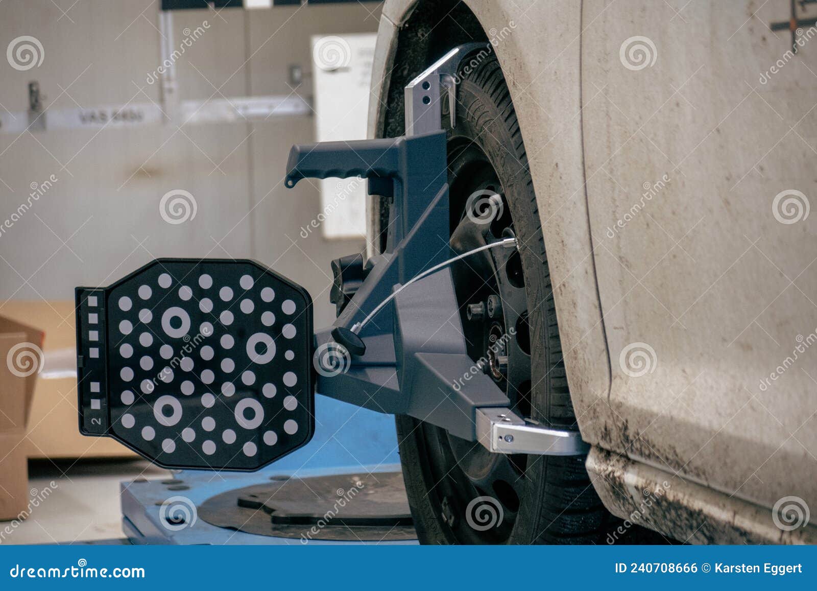 Wheel Alignment with the Latest Laser Technology is Carried Out in a ...