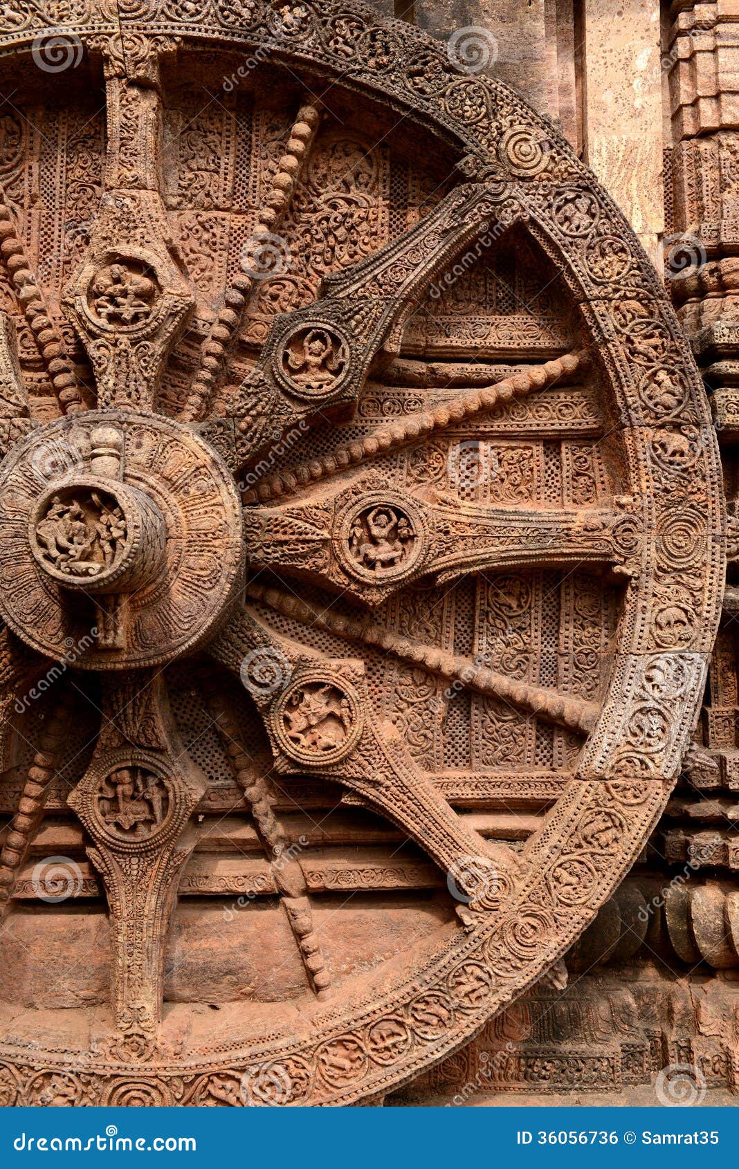 The Wheel stock photo. Image of religion, sandstone, kalinga - 36056736
