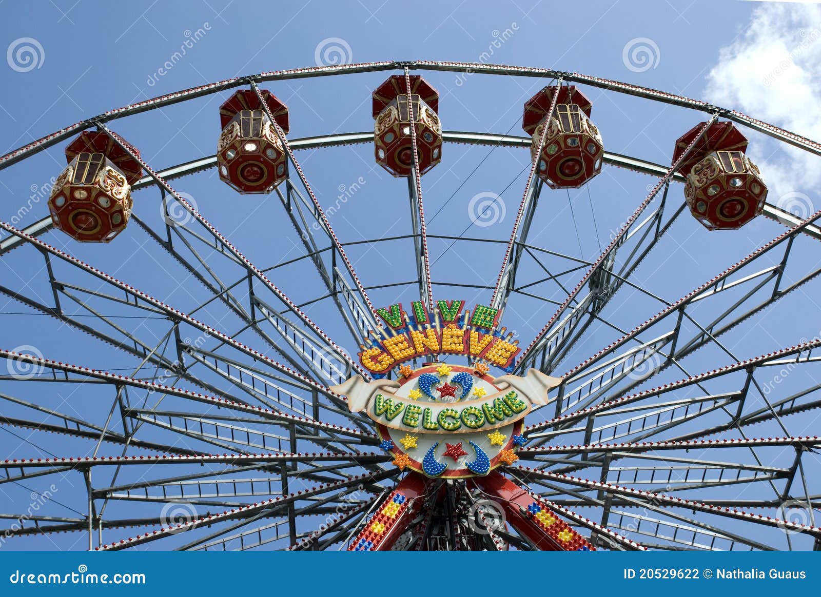 Wheel atraction geneva stock photo. Image of country - 20529622