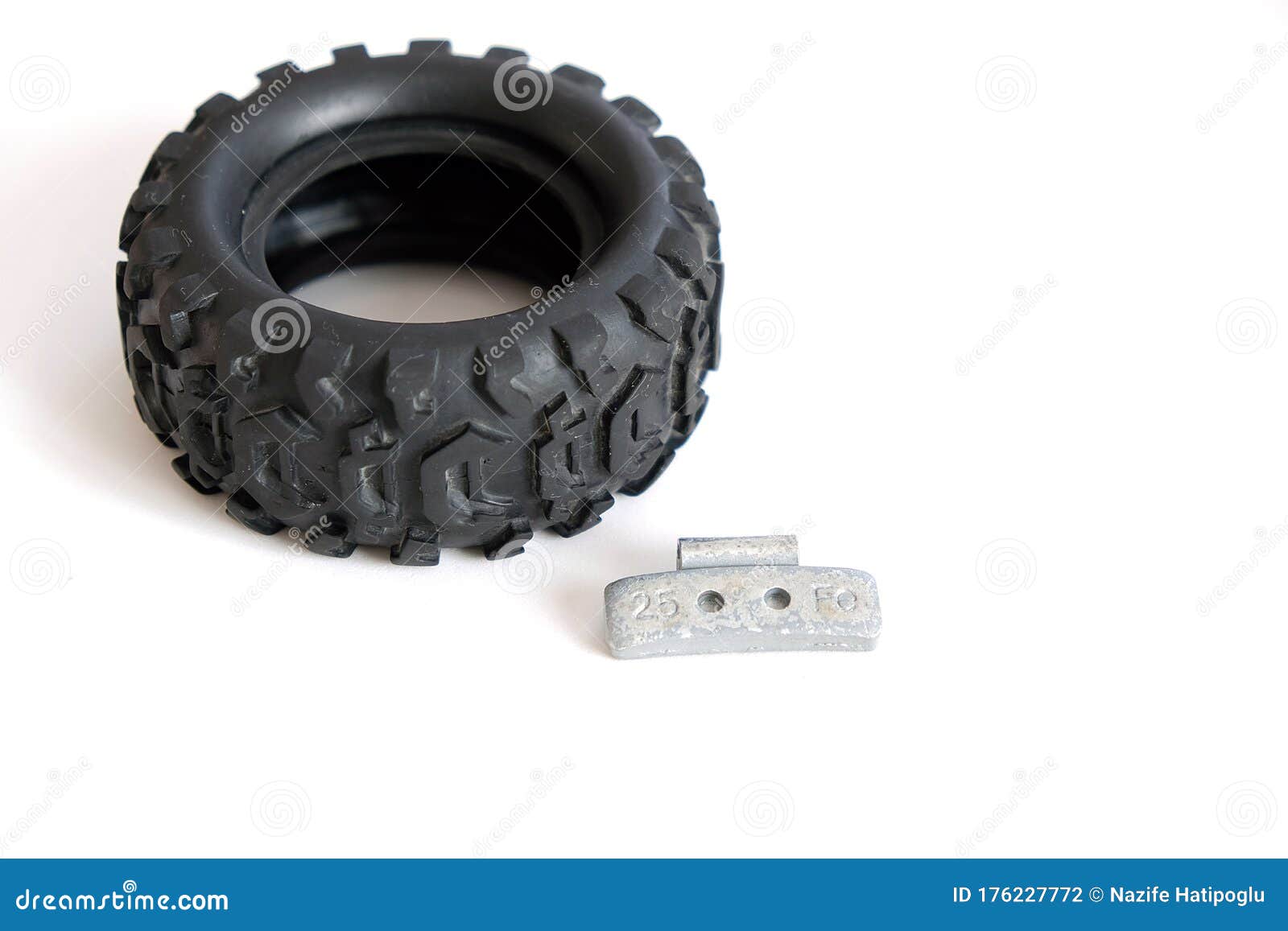 Wheel Balance Lead, 25 G of Lead for Balancing Stock Photo - Image of ...