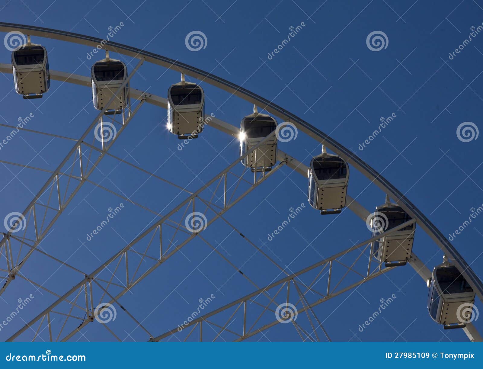 Wheel of Brisbane Observation Wheel Stock Image - Image of passenger ...
