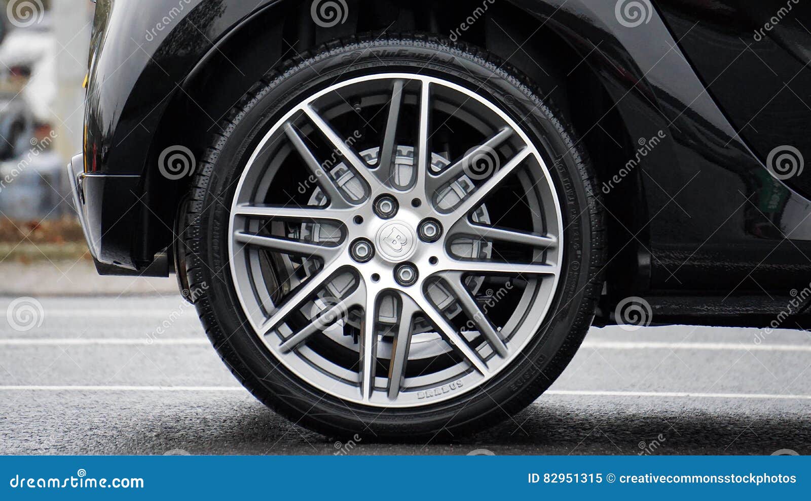 Wheel On Car Picture. Image: 82951315