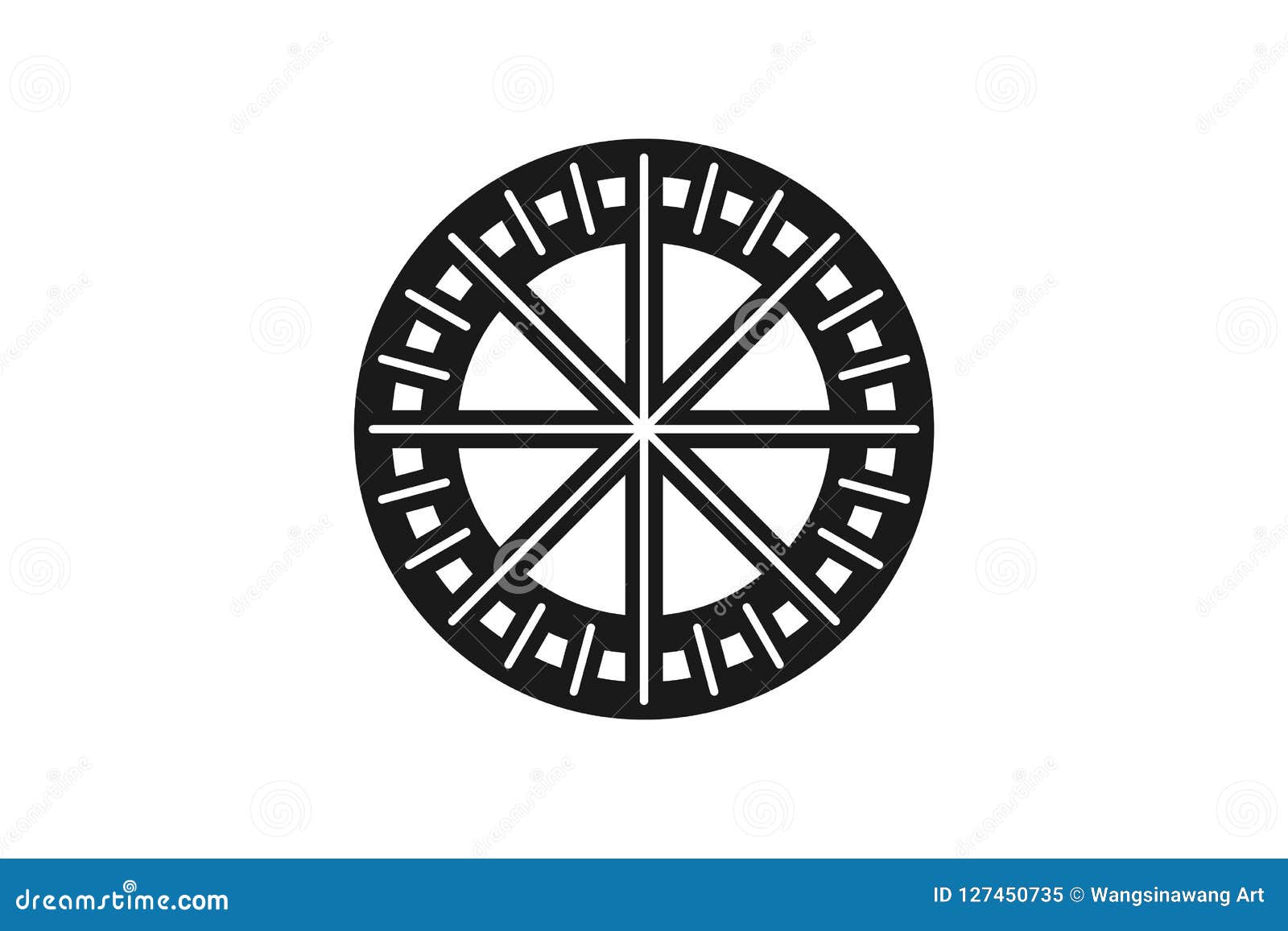 Wheel Circle Logo Designs Inspiration Isolated on White Background ...