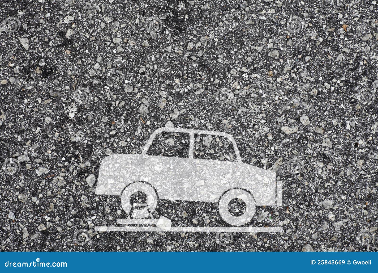 Wheel clamp symbol stock image. Image of restriction - 25843669