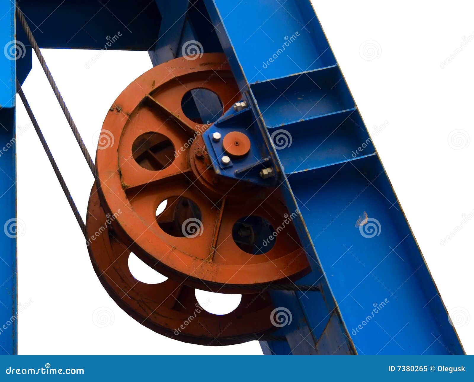 Wheel Conducting in Movement Stock Image - Image of turn, metal: 7380265