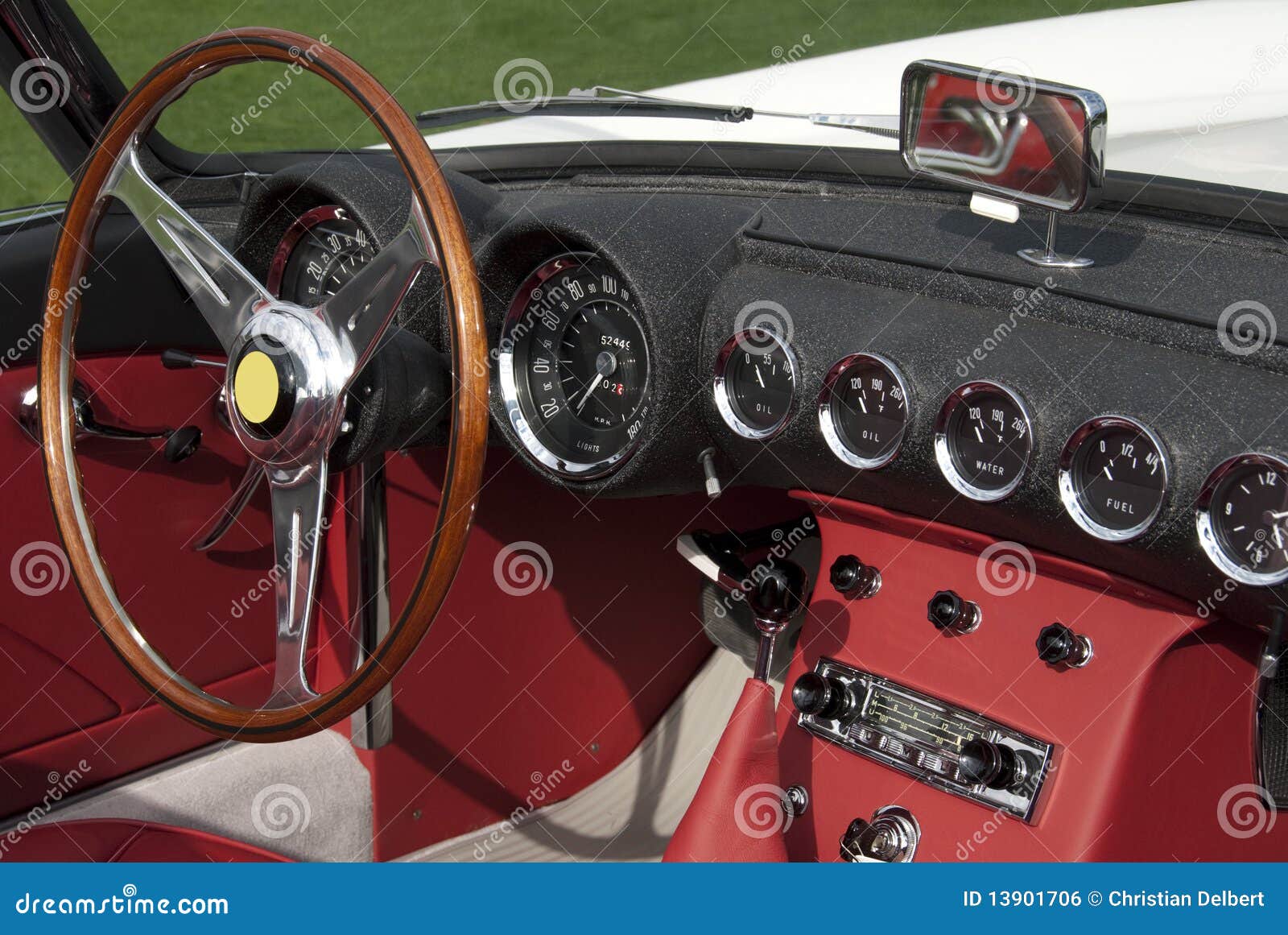 Wheel and dash stock photo. Image of leather, powerful - 13901706