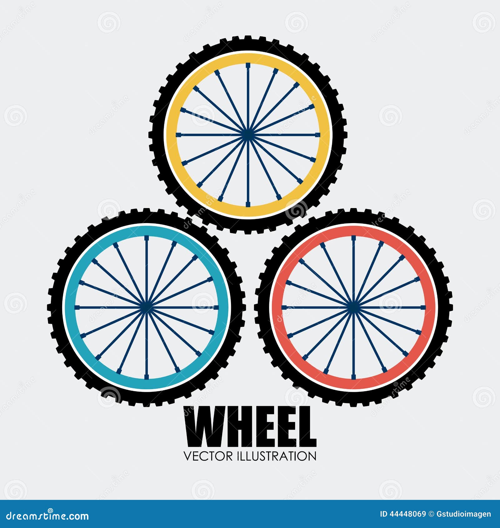 Wheel design stock vector. Illustration of outline, pattern - 44448069