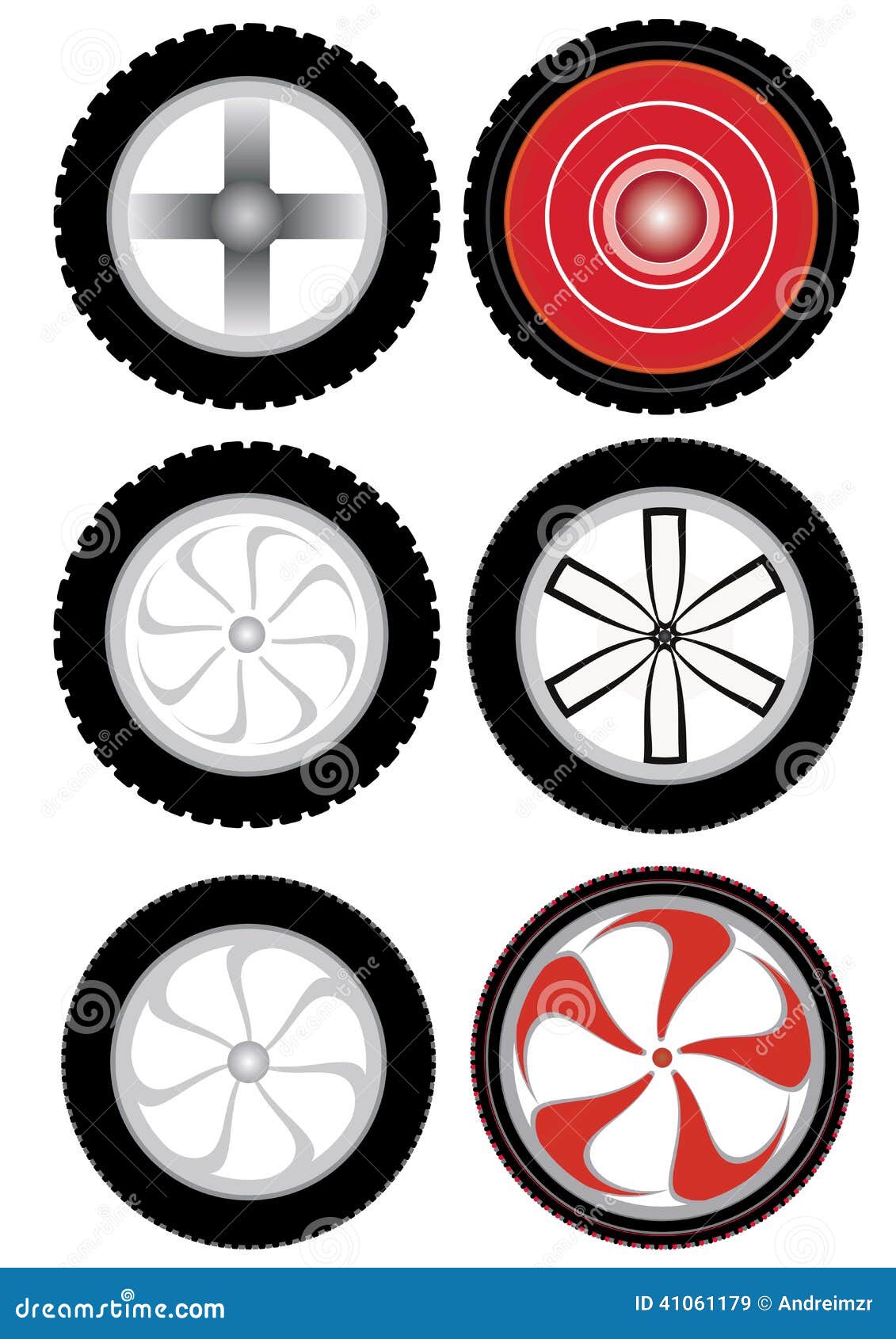 Wheel stock vector. Illustration of backgrounds, print - 41061179