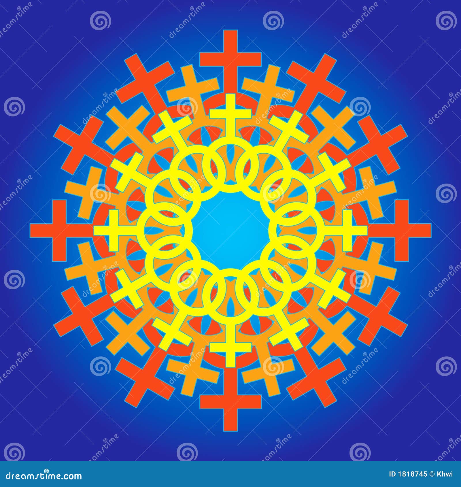 Wheel of Female Sign stock vector. Illustration of vibrant - 1818745