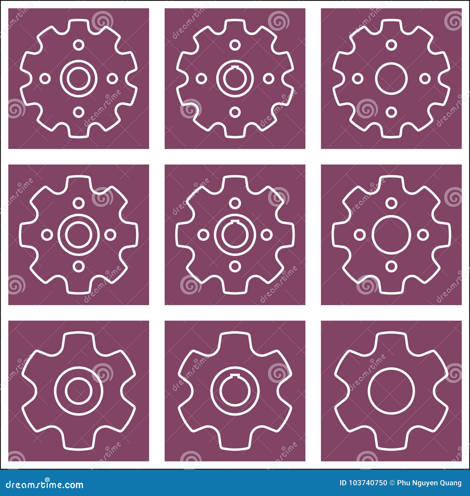 Sprocket wheel vector icon stock vector. Illustration of icon - 103740750 Sprocket wheel vector icon stock vector. Illustration of icon - 103740750