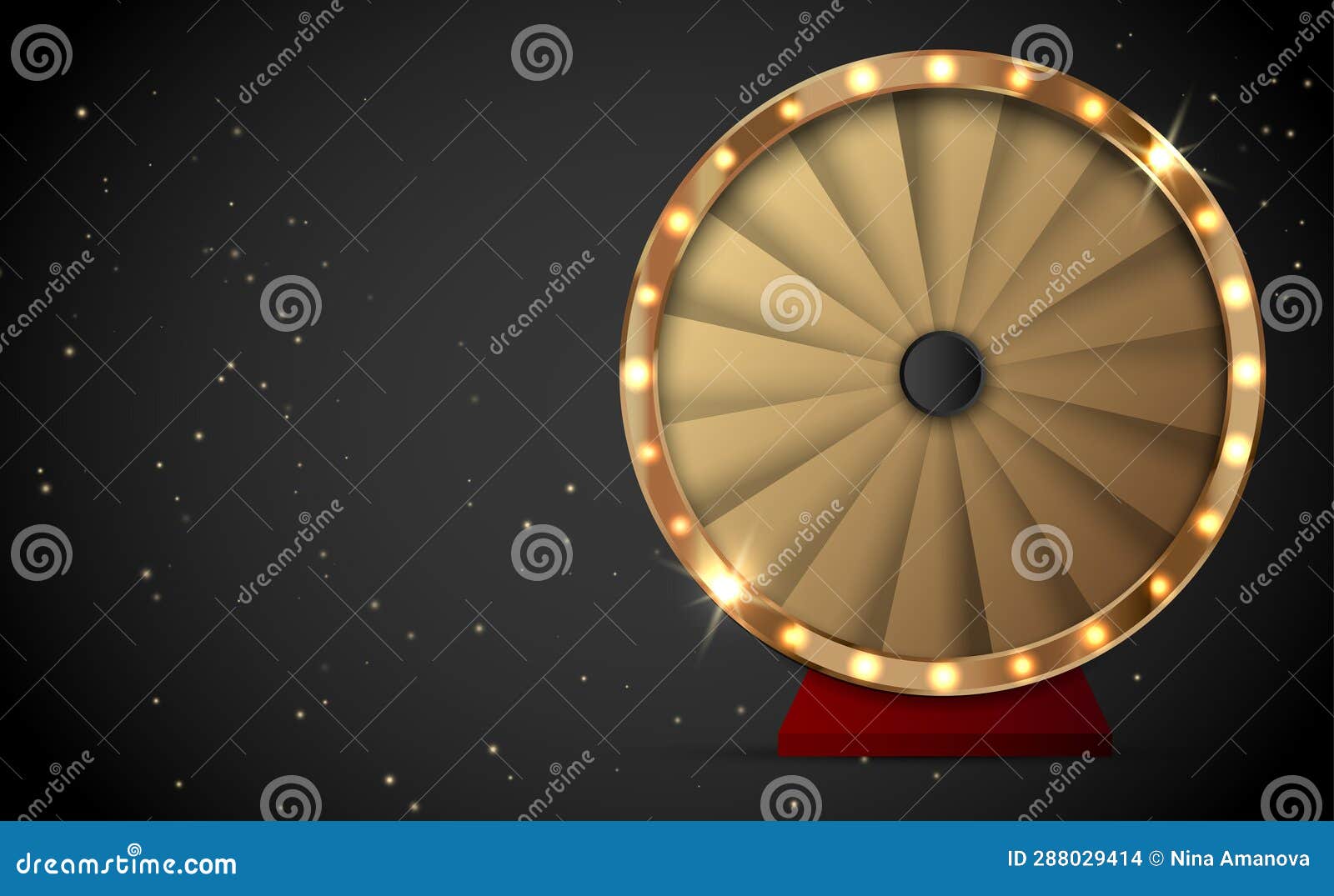 Wheel of fortune banner stock illustration. Illustration of leisure ...