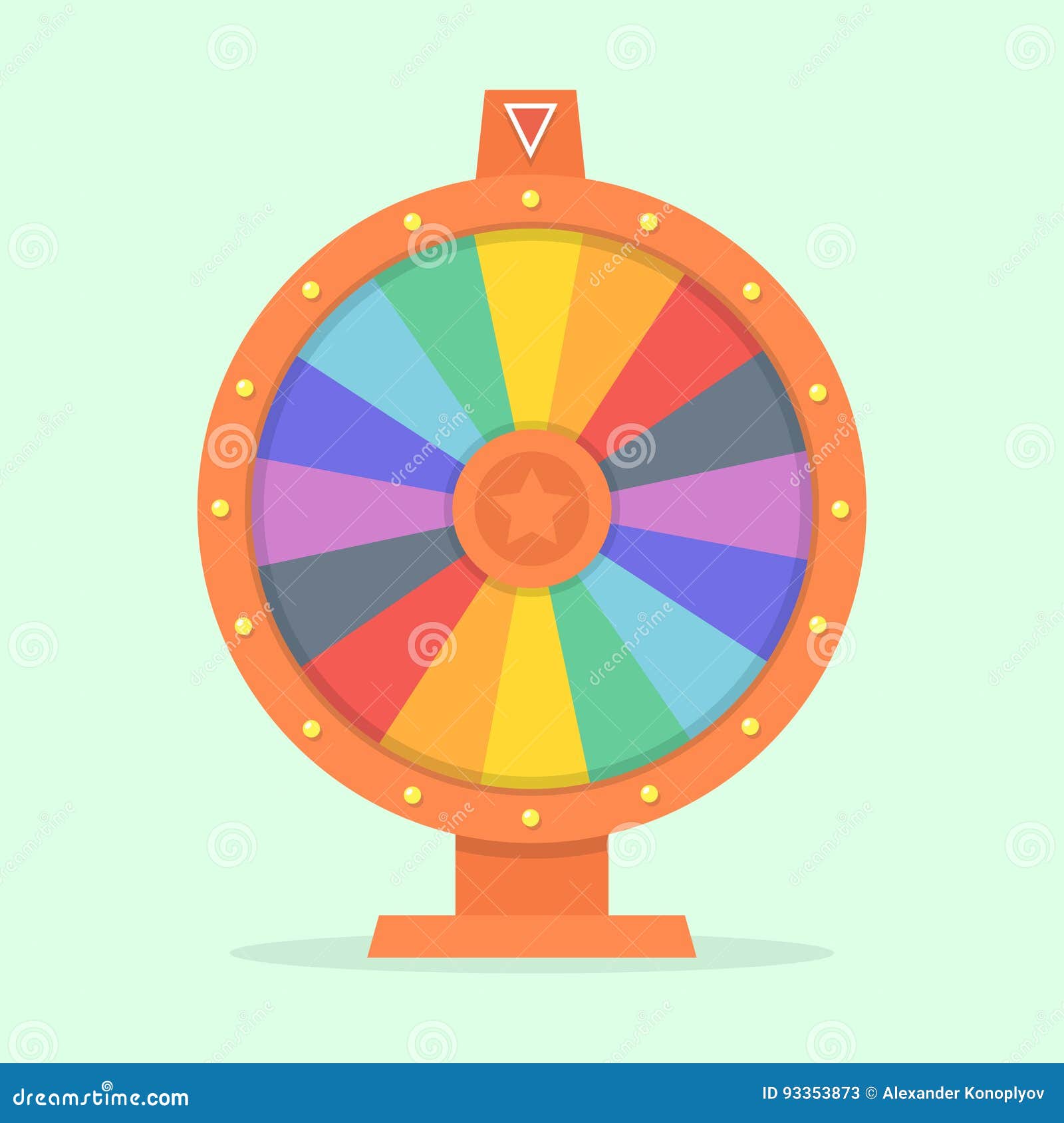 Wheel Of Fortune Logo Vector