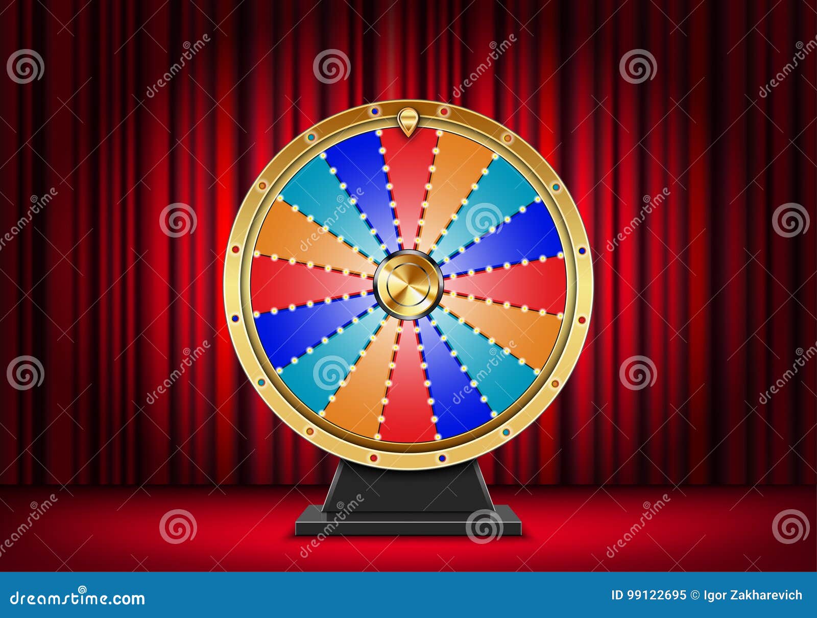 Fortune Wheel Vector Illustration | CartoonDealer.com #23730722