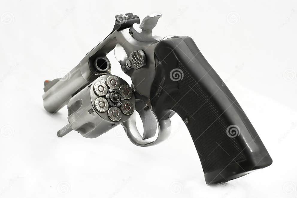Wheel gun stock photo. Image of round, bullet, gang, firearms - 125372