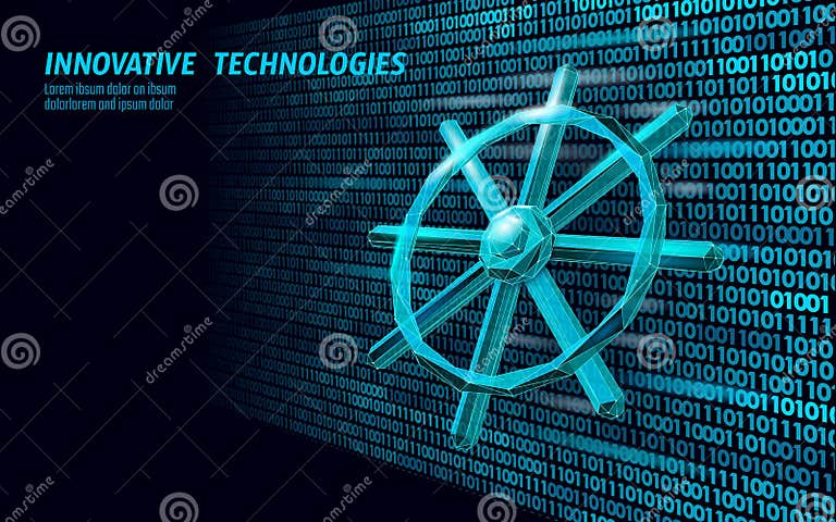 Wheel Helm Computer Developer App Concept. Business Digital Open Source ...