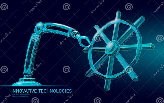 Wheel Helm Computer Developer App Concept. Business Digital Open Source ...