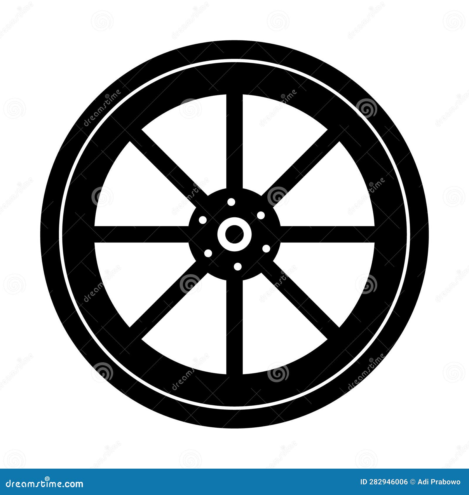 Wheel Icon Logo Vector Design Stock Vector - Illustration of object ...