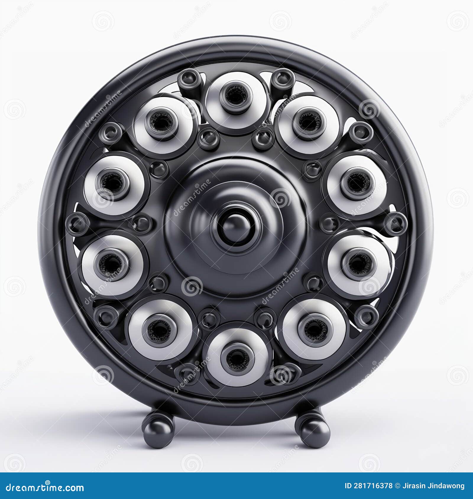 Wheel within a Wheel, Illustration, Generative AI Stock Illustration ...