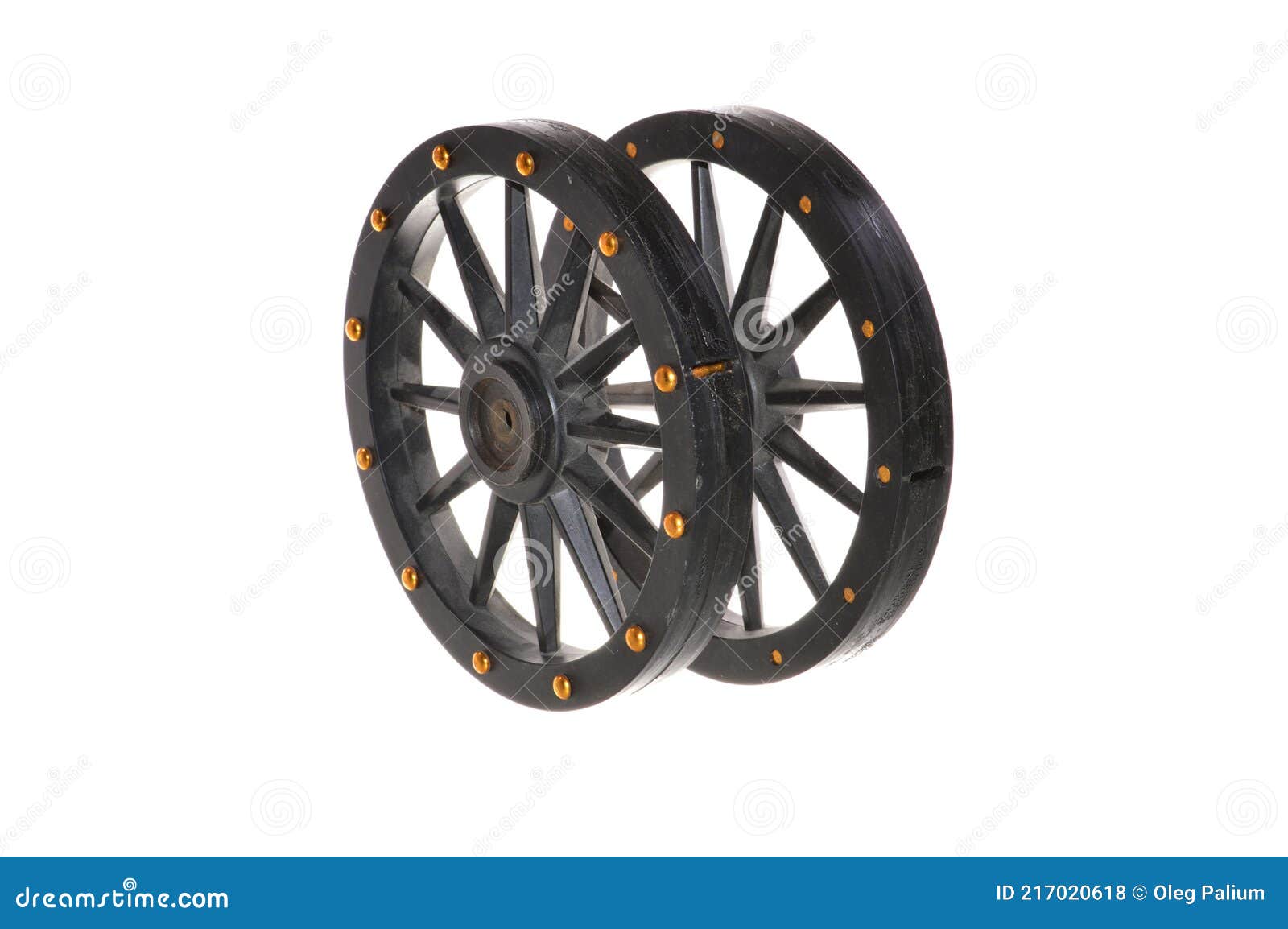 Wheel Isolated on White Background Stock Photo - Image of disc ...