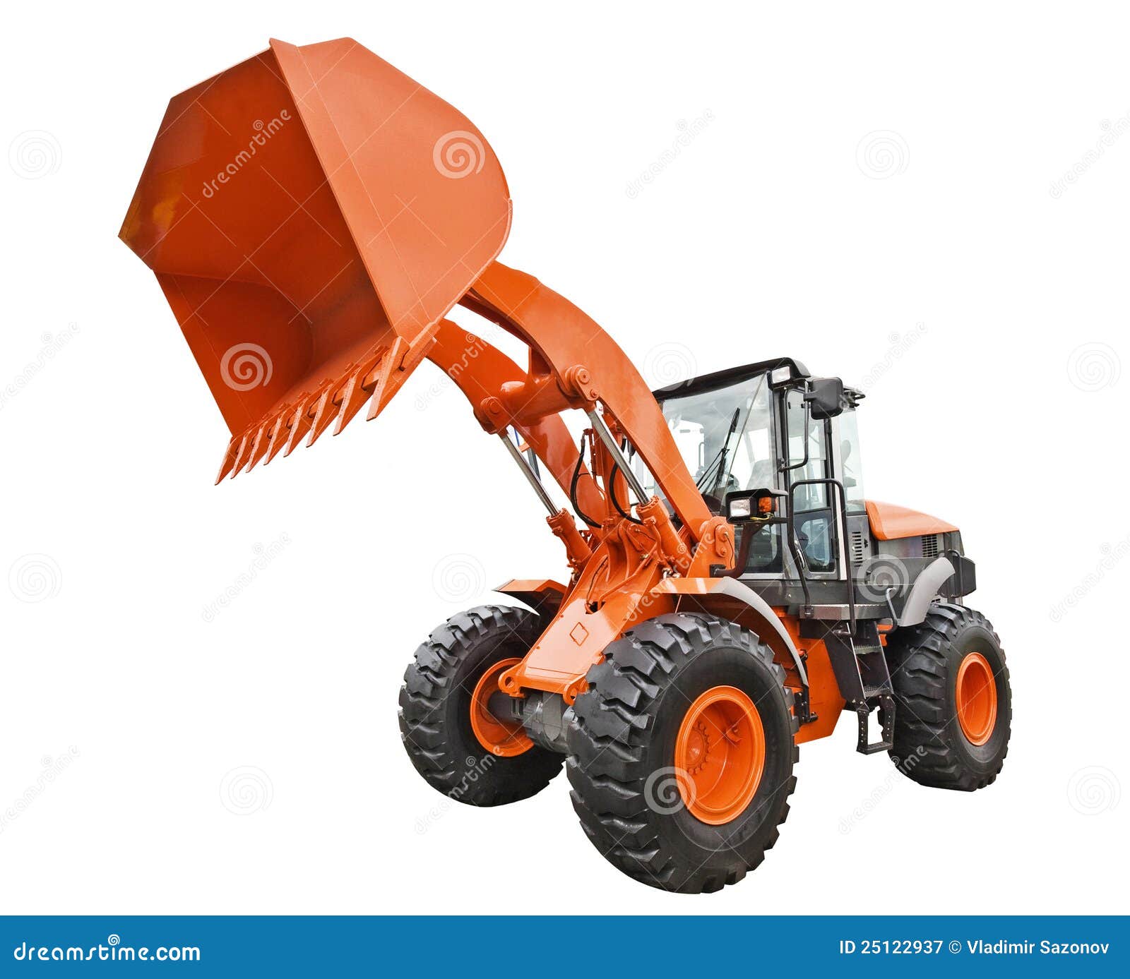 Wheel Loader stock image. Image of duty, unloading, heavy - 25122937