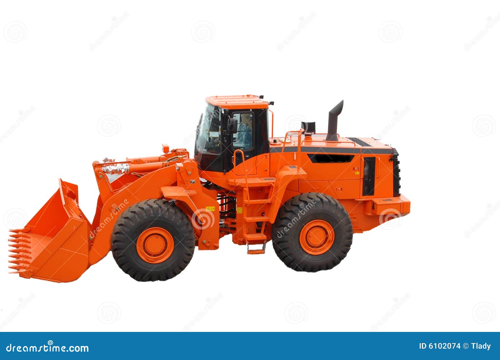Wheel loader stock photo. Image of mover, loading, working - 6102074