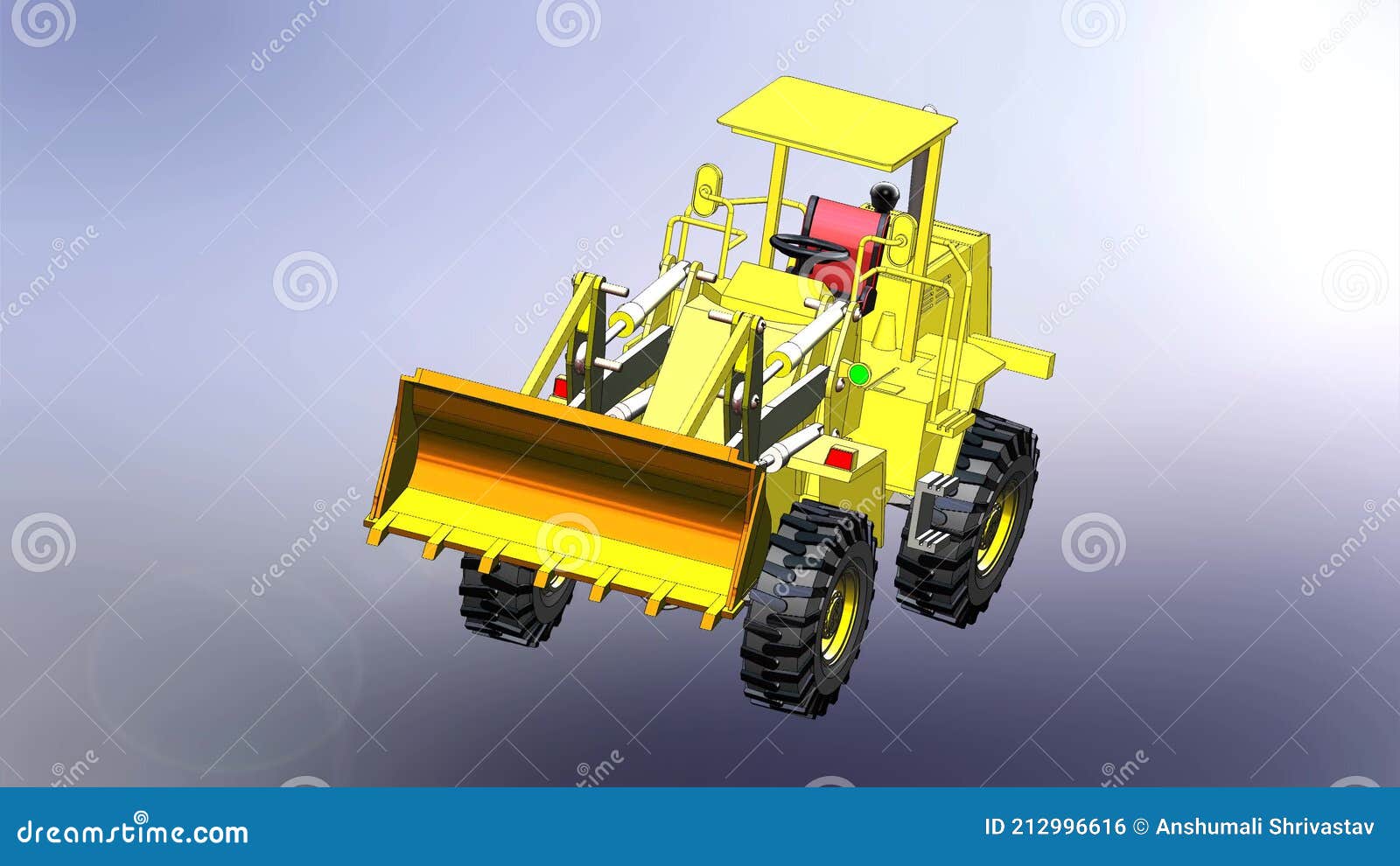 Wheel Loader Animation for Multipurpose Use Use of Projects Stock ...