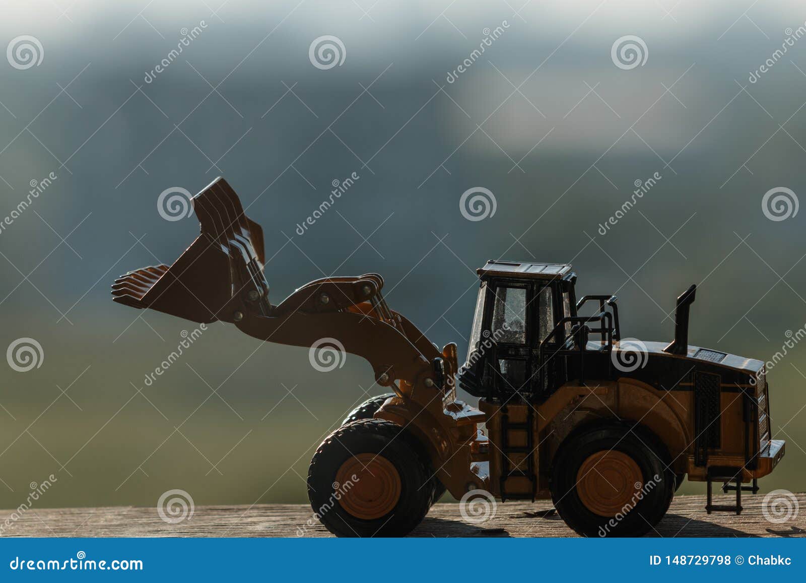 Wheel Loader Black Shadow on Floor Wooden Stock Photo - Image of ...