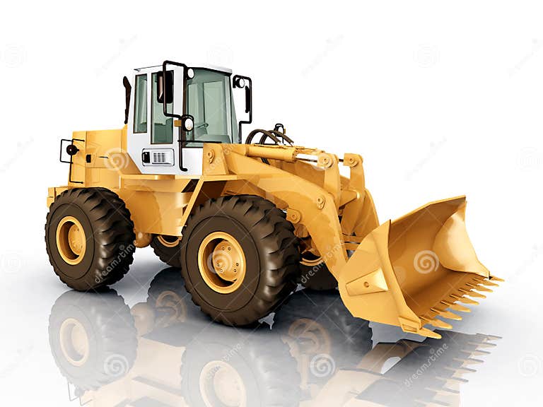 Wheel Loader stock illustration. Illustration of technology - 39582250