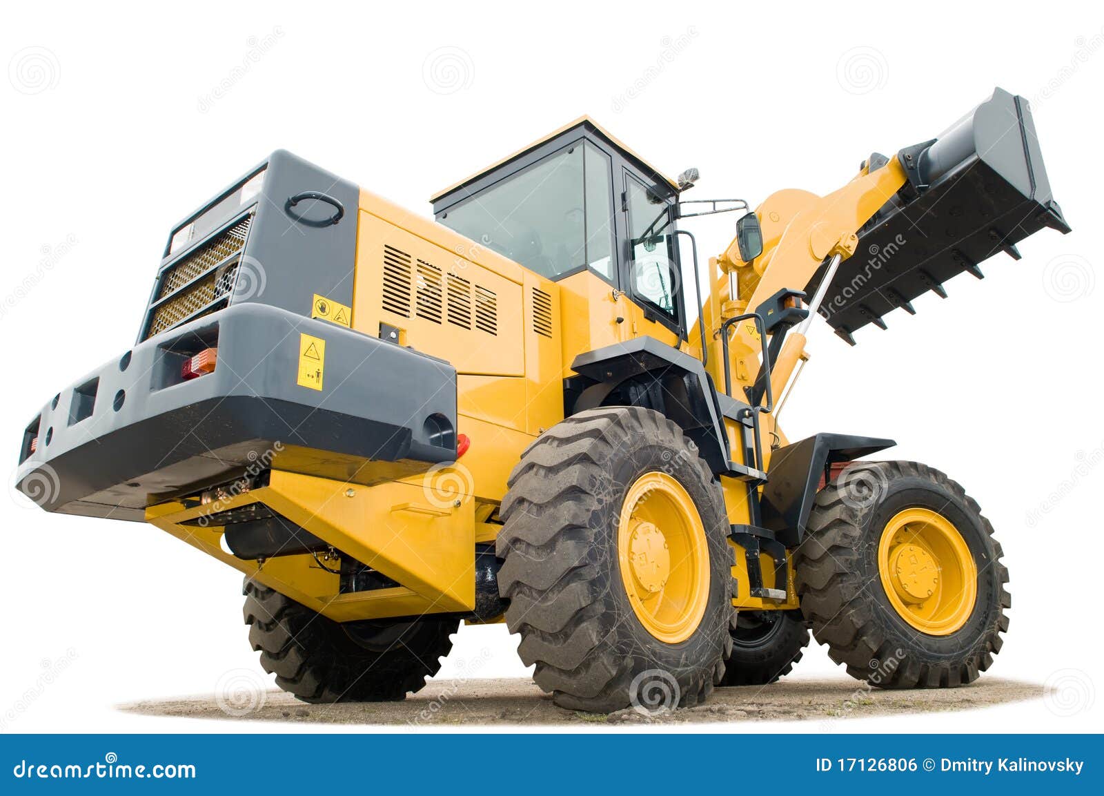 Loader Excavator, Bulldozer And Roller Work On Construction Site ...