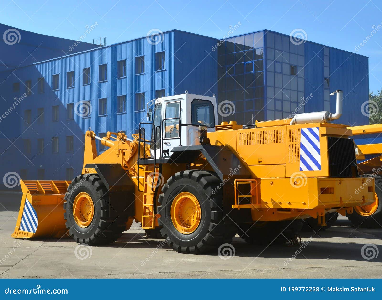 Wheel Loader Machine for Handling Bulk Materials in an Open Pit or ...