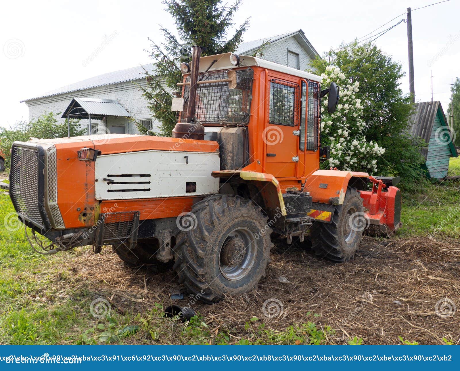 Wheel loader. stock photo. Image of tractor, work, excavator - 220875042