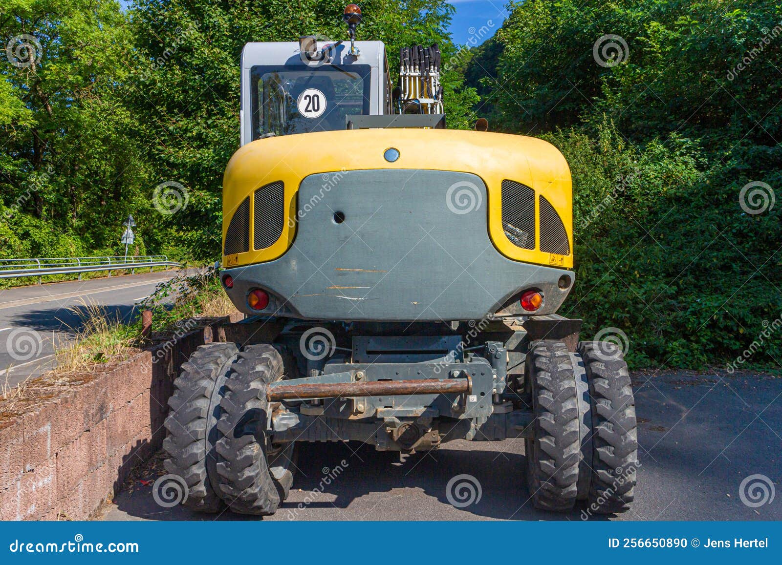 Wheel loader stock photo. Image of earthmover, equipment - 256650890