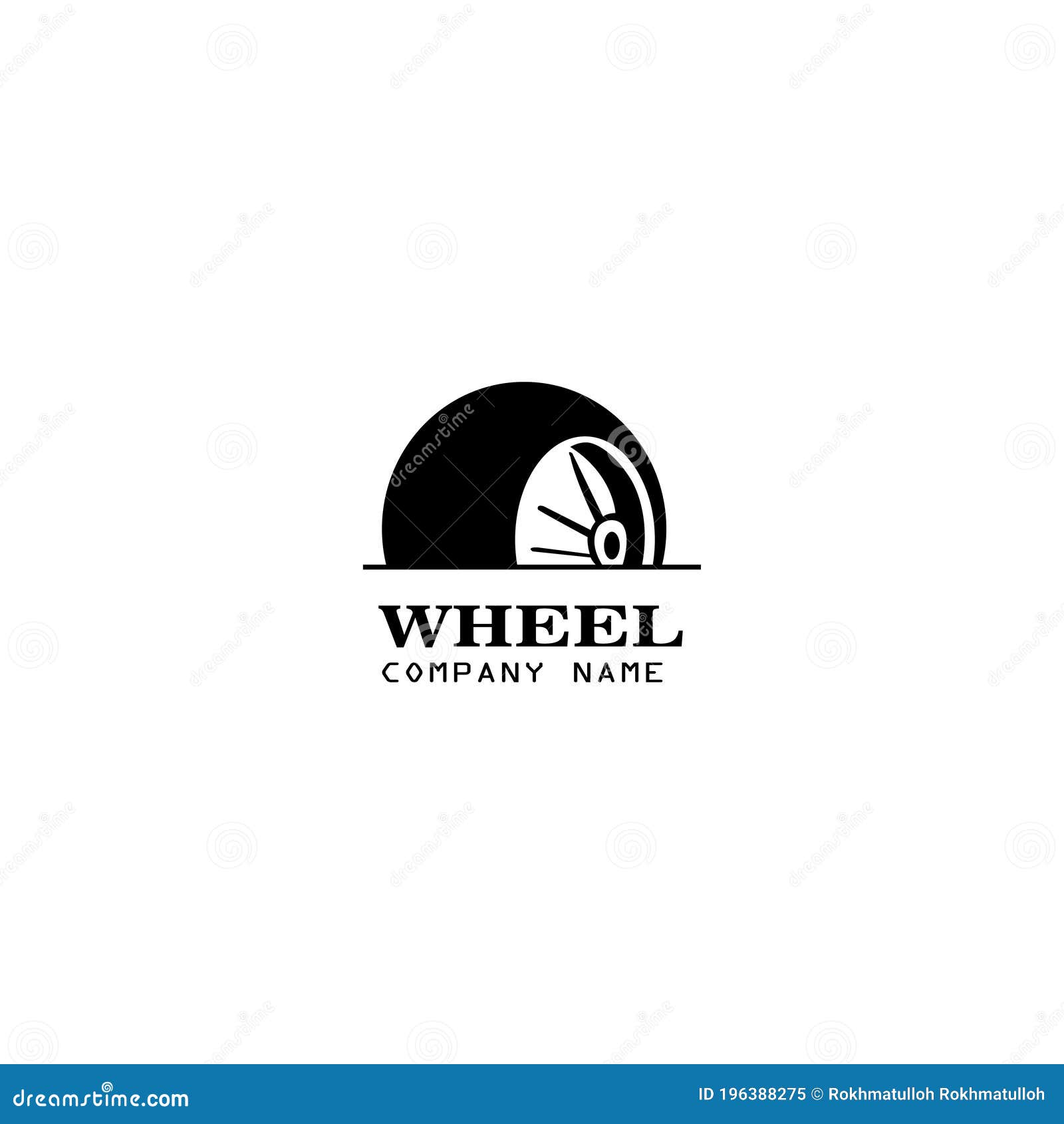 Wheel Logo Illustration of Vector Design Stock Vector - Illustration of ...