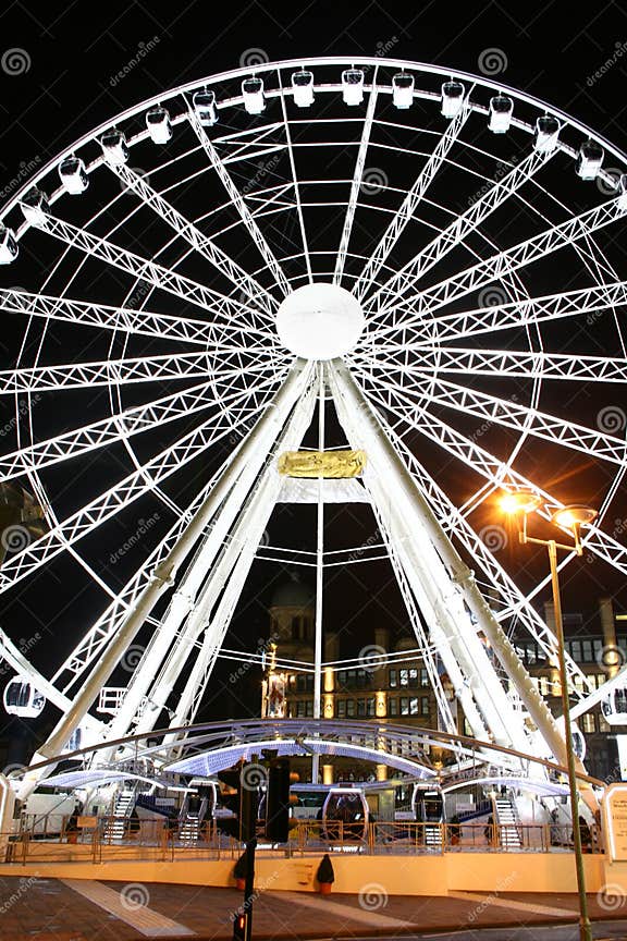 Wheel of Manchester stock photo. Image of attraction, large - 532828