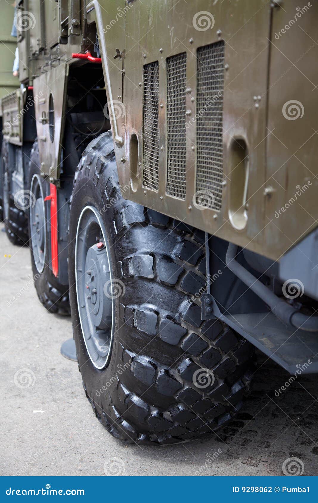 Wheel of a military truck stock photo. Image of transport - 9298062