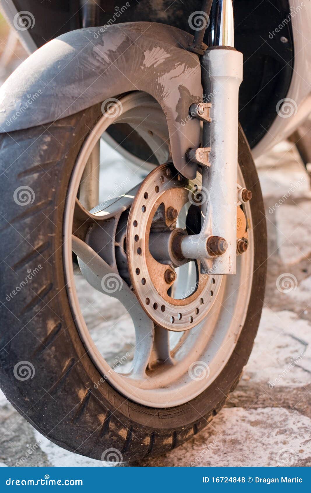 Wheel of the Motorcycle stock photo. Image of tires, choppers - 16724848